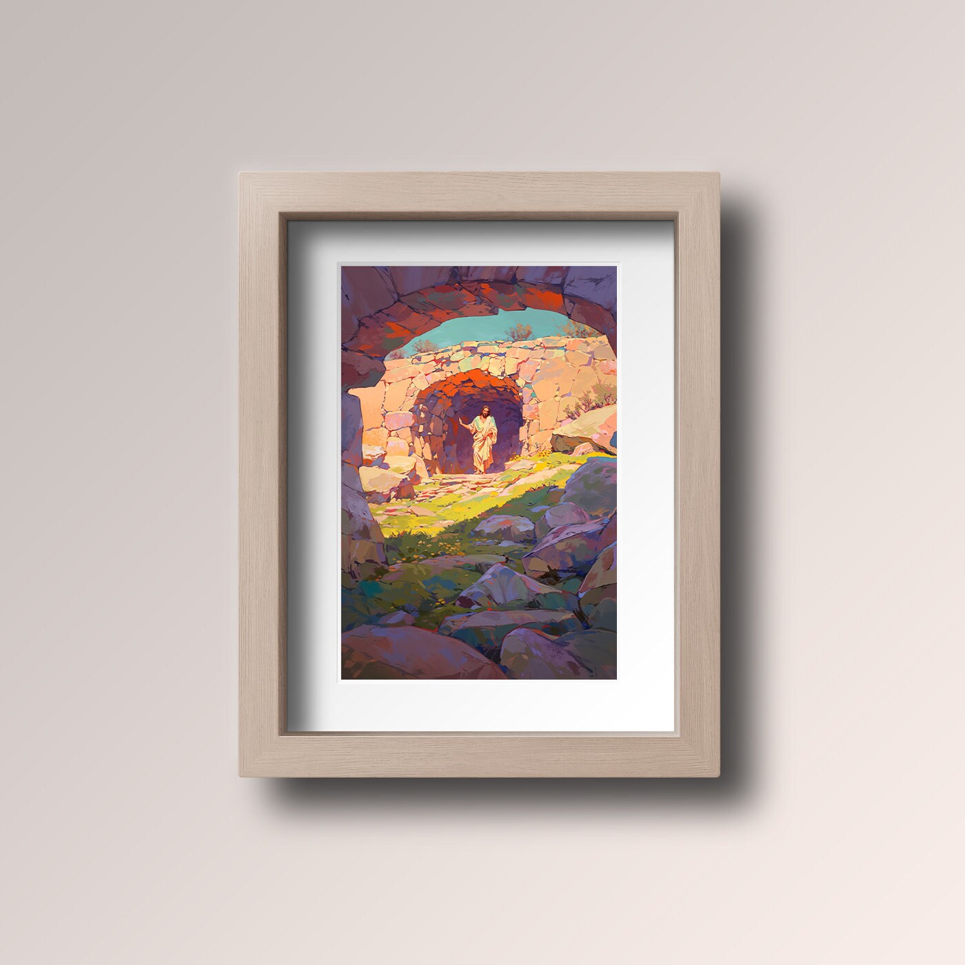 Jesus Christ Wall Art He is Risen Art Home Decor the Tomb is Empty ...