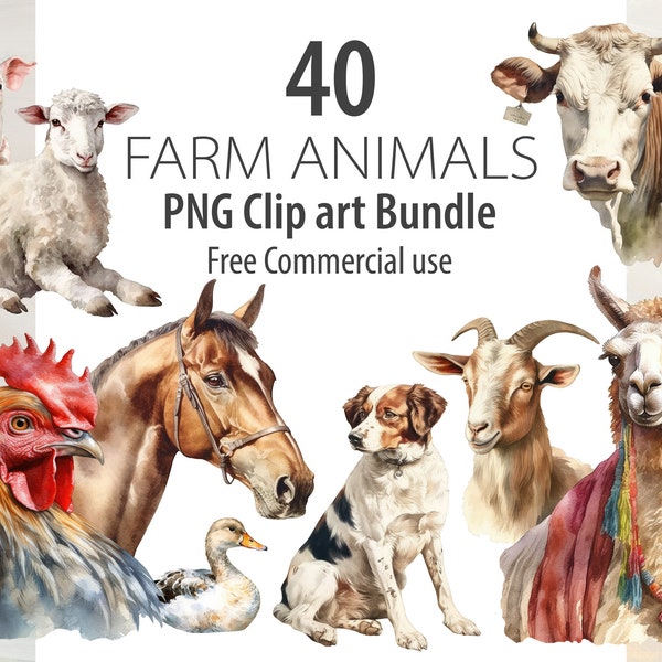 Farm Animals - Etsy