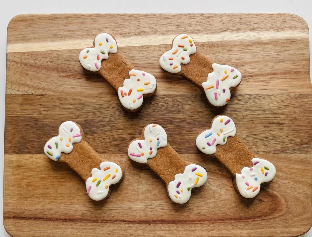 Decorated Peanut Butter Bones | Peanut Bones With Sprinkles - Etsy