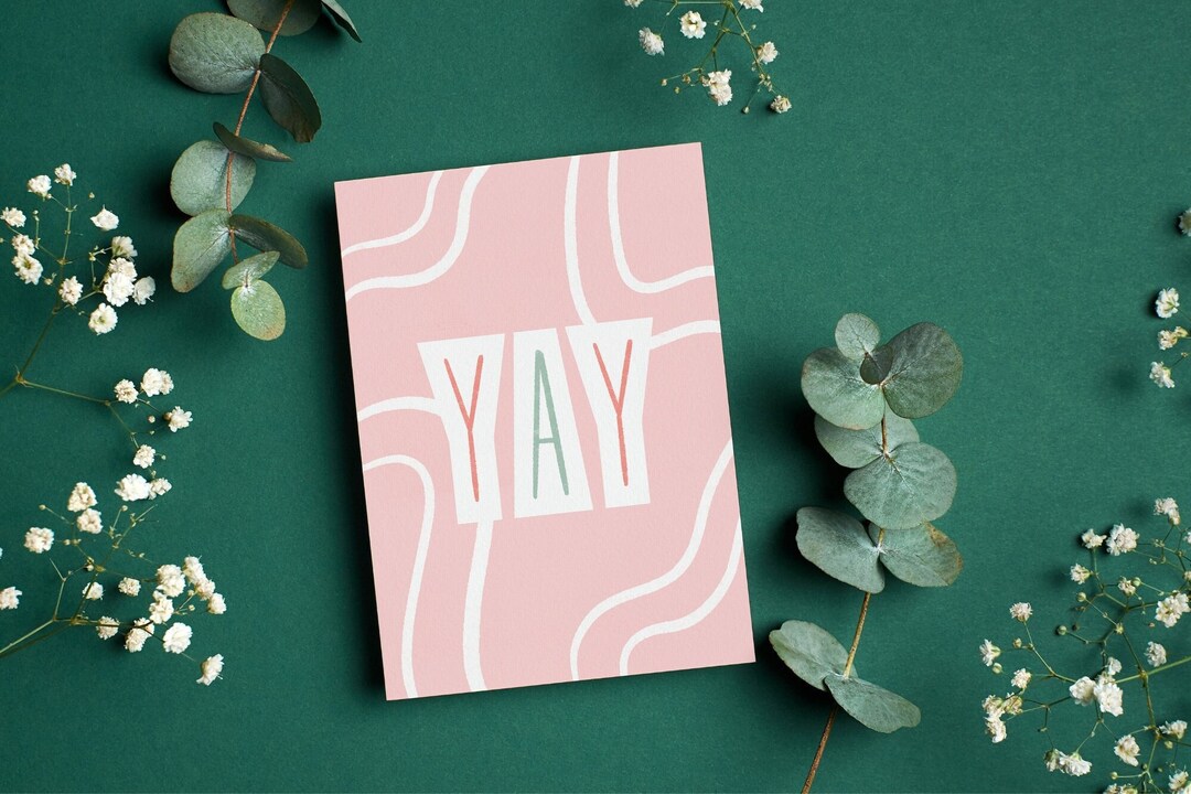 YAY Card | Celebration Card | Congratulations Card | Congrats Card ...
