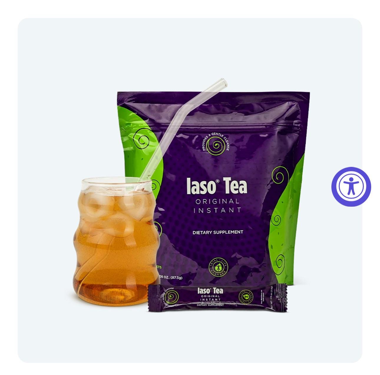 Iaso Original Brew Instant Tea ONE Month Supply 25 Sachets - Etsy