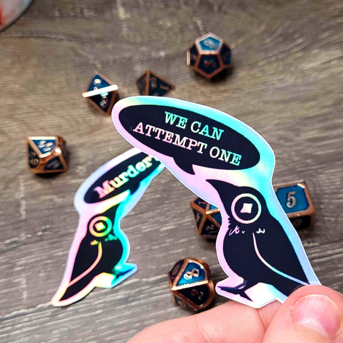 Gathering Crow Buddy Stickers - Etsy
