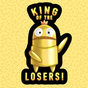 Repo Horror Game Sticker: King of the Losers Glossy Vinyl, Customizable ...