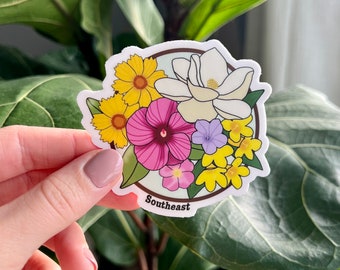 Midwest Native Wildflower Sticker - Etsy