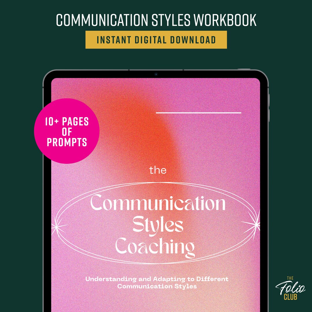 Communication Styles Worksheet, Instant Download, Goodnotes Journal ...