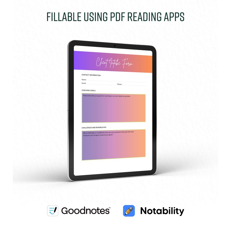 Client Intake Form, Editable Templates, Printable Consent Forms ...