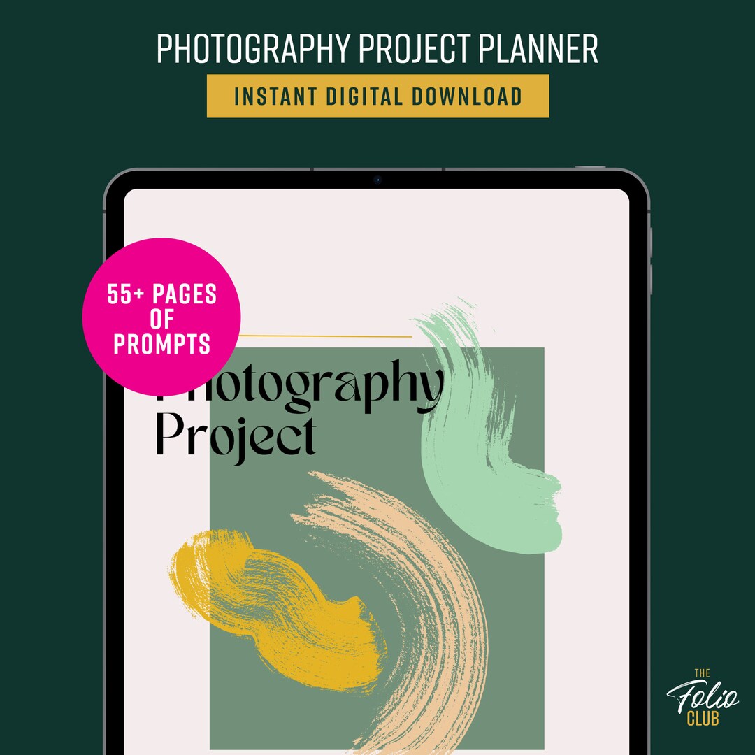 Photography Project Planner, Good Notes Planner, iPad Planner, Good ...