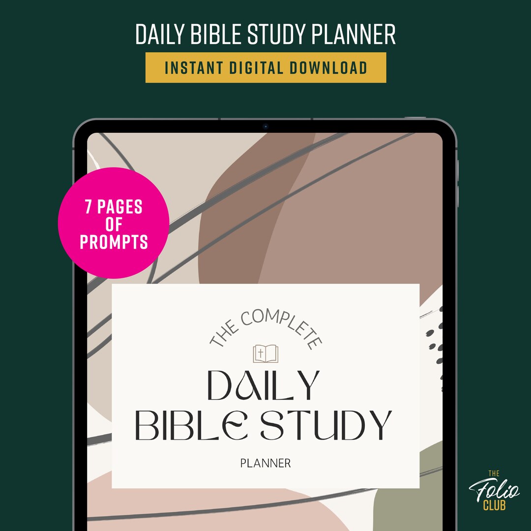 Daily Bible Study Planner, Goodnotes Journal, Goodnotes Planner, iPad ...