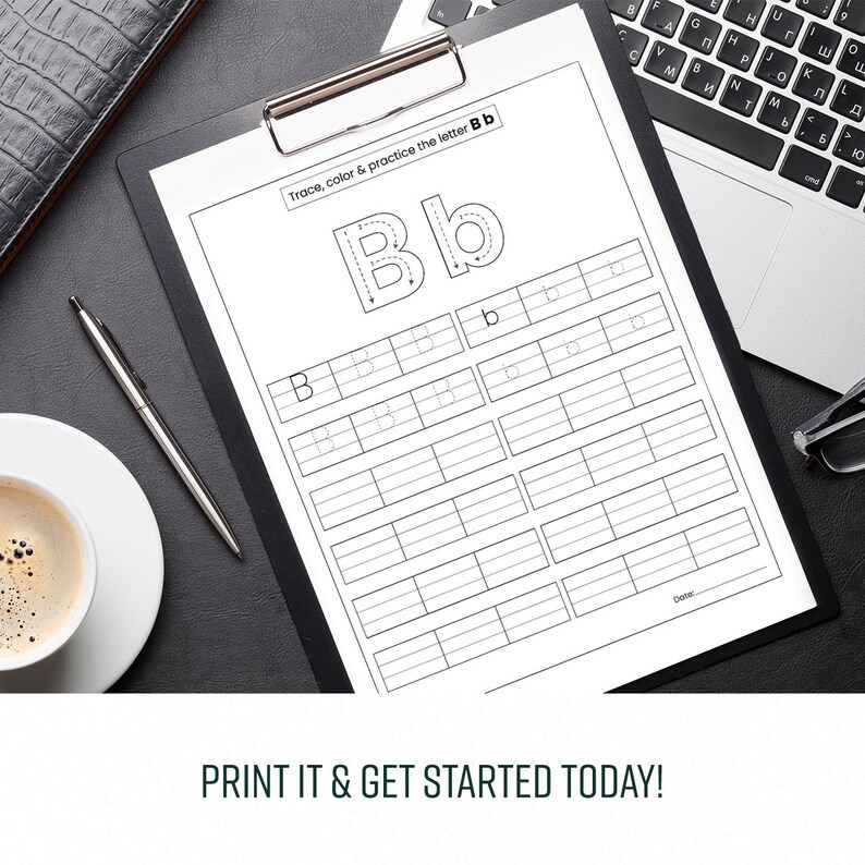 Alphabet Busy Book Letter Tracing Learning Binder Letter - Etsy