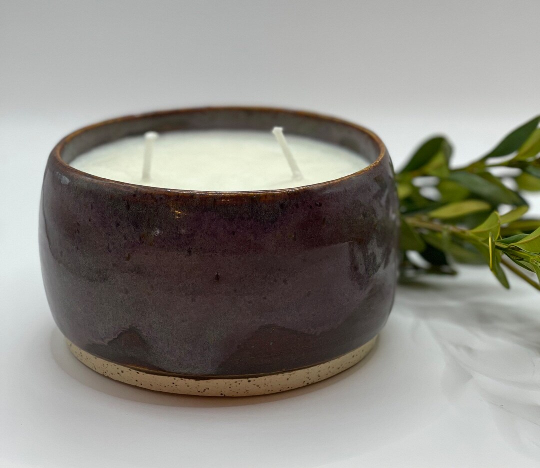 Ceramic Soy Candle 2 Wick Comforting Scent Medium Gifts for Her Gifts ...