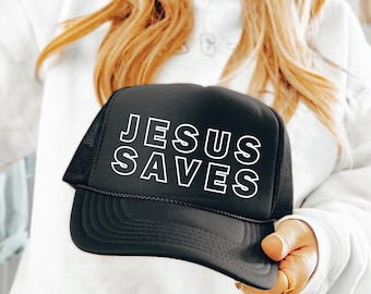 Jesus Saves Boy Trucker Hat, Trucker Hat, Christian Trucker Hat, Jesus ...