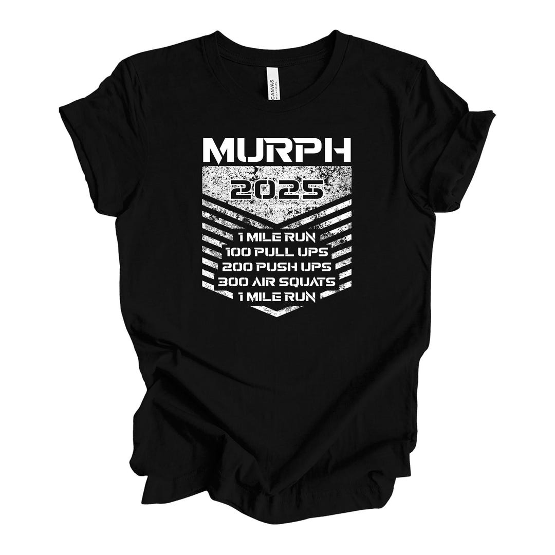 2025 Murph Workout Shirt, Memorial Murph Emblem Shirt Front Only - Etsy