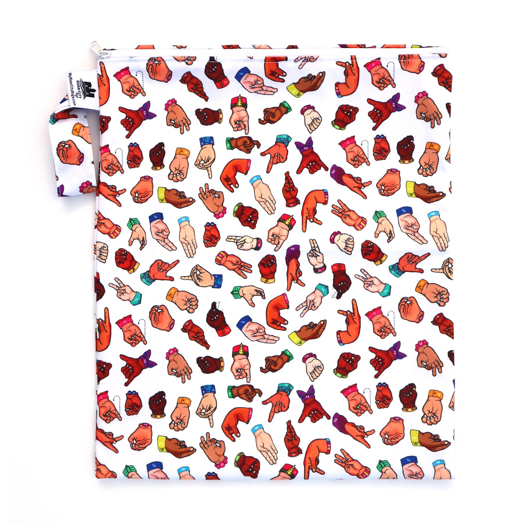 ASL Alphabet - Your Choice Excursion Bag OR Travel Pouch | Sign ...