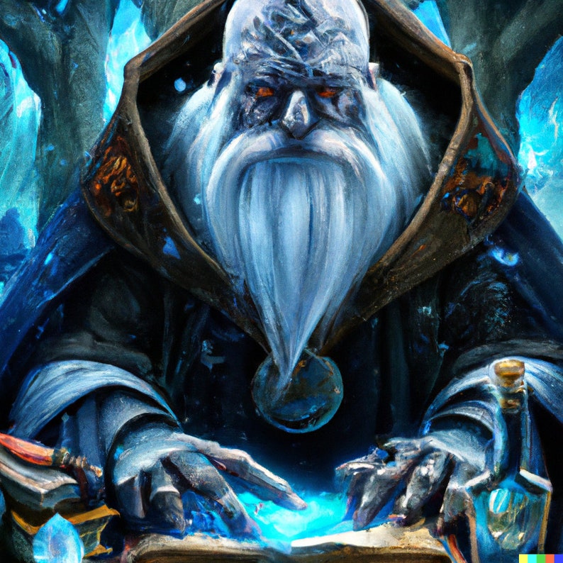 Ogre Wizard Wall Art - Etsy