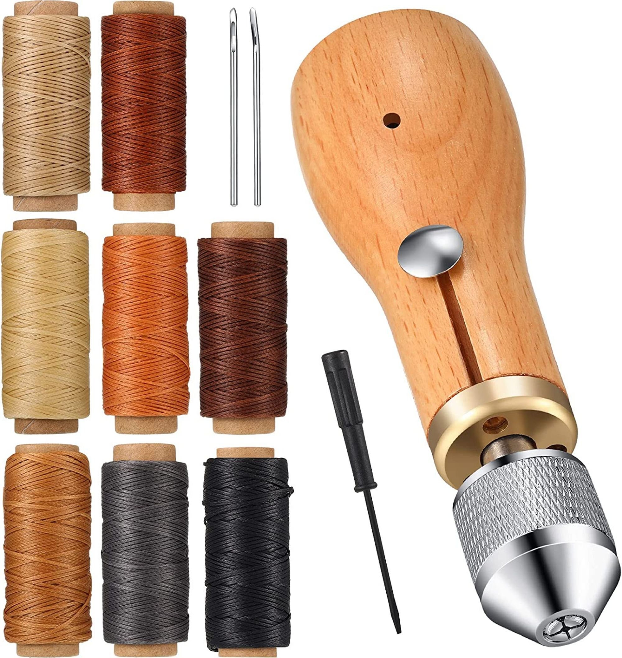 Hand Held Antique Leather Awl