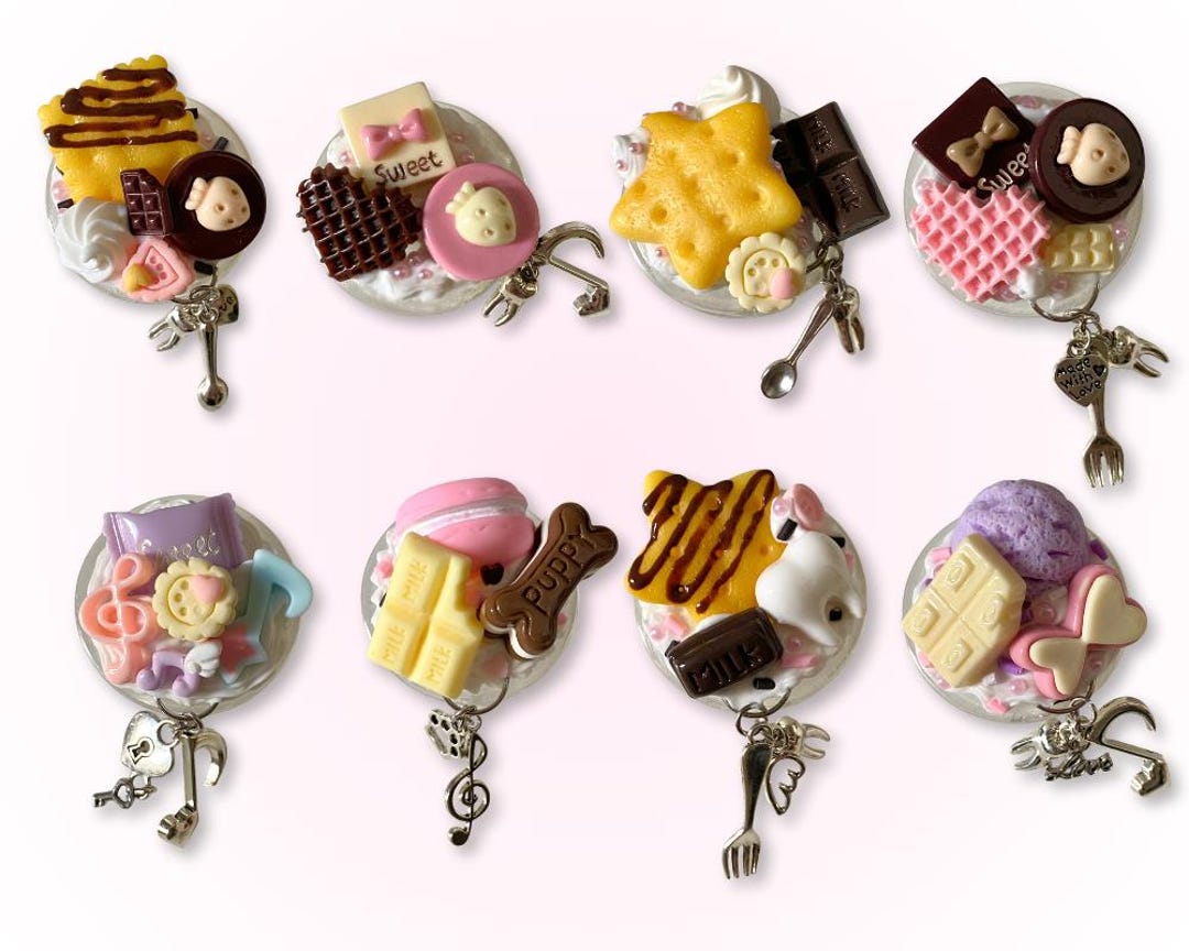 Kawaii Choco Sweets Decoden Phone Grip Charms - Etsy