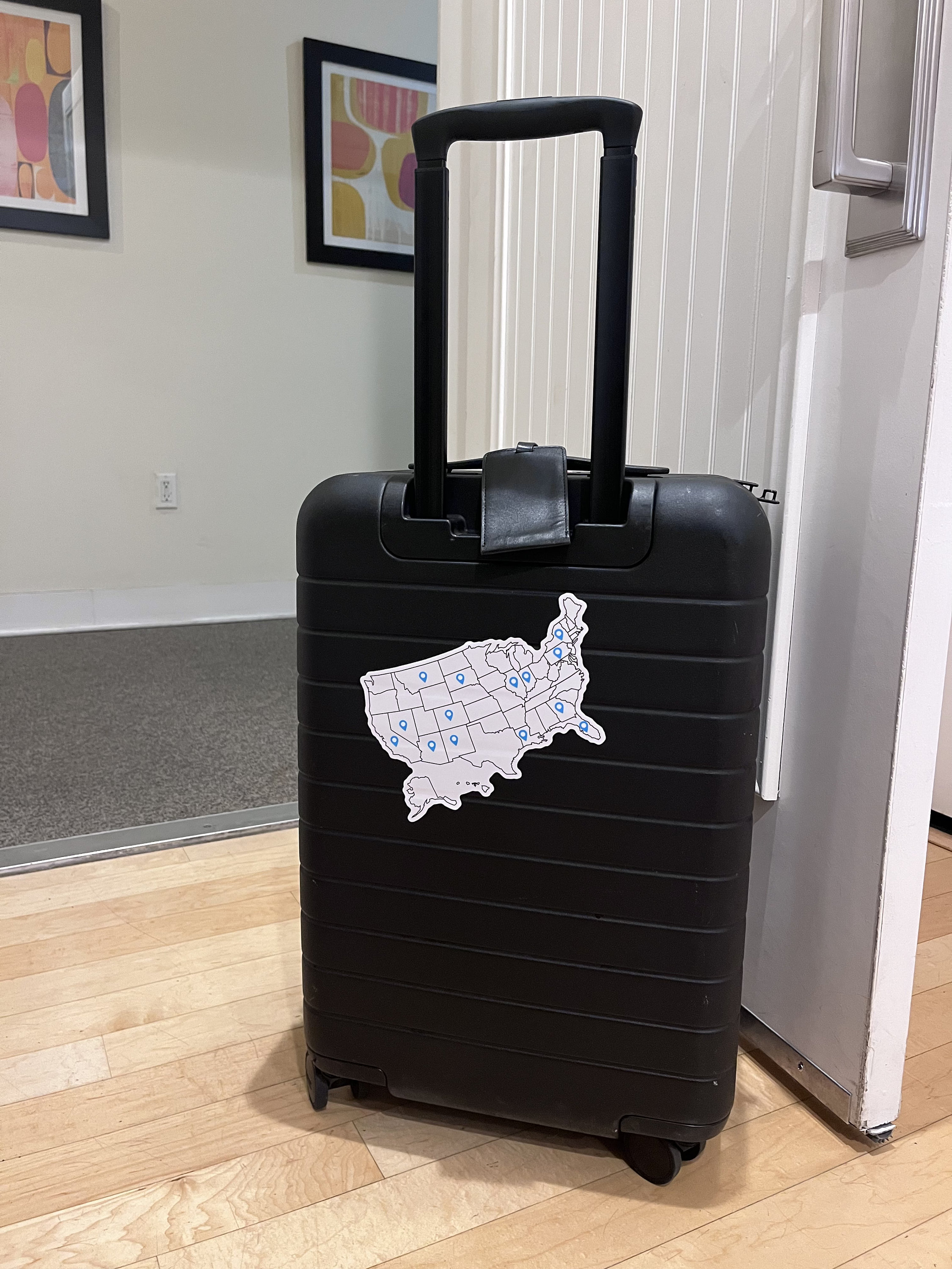 USA Map Travel Sticker - Etsy