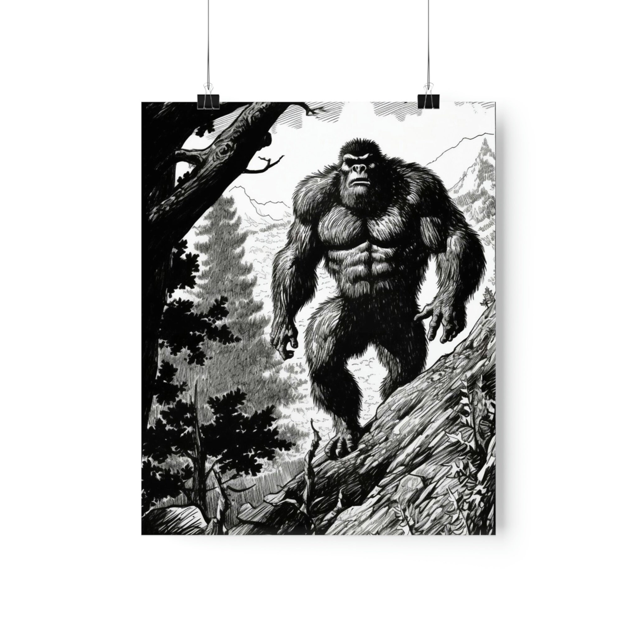 Bigfoot Sasquatch GIANT Elusive Cryptid Creature of the - Etsy