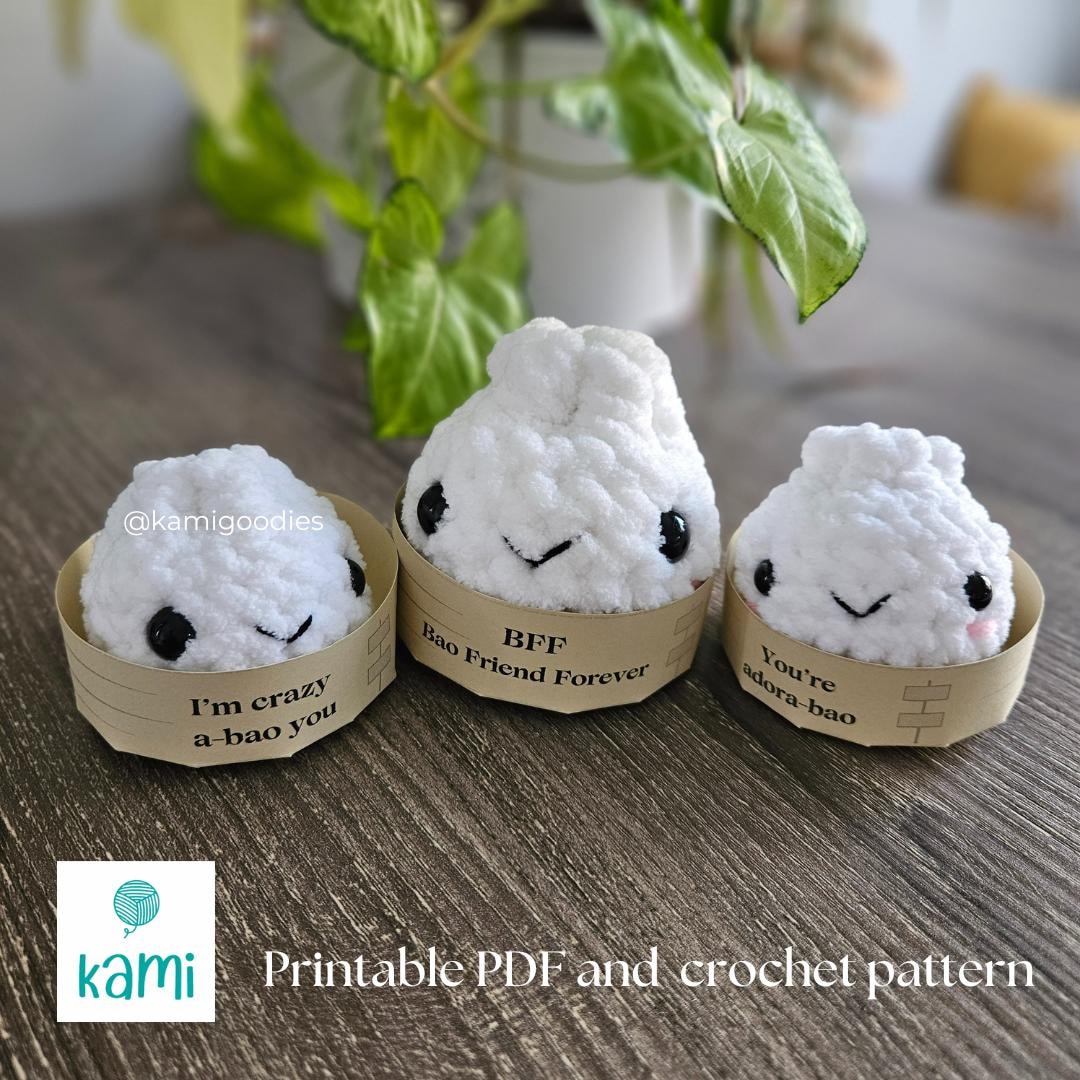 Ami Greetings - Bao Friend Forever Printable and Pattern - Etsy