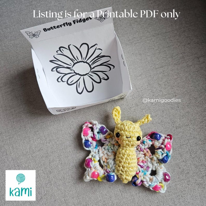 Designed for Willowandwildca Butterfly Fidget - Ready to Print Box ...