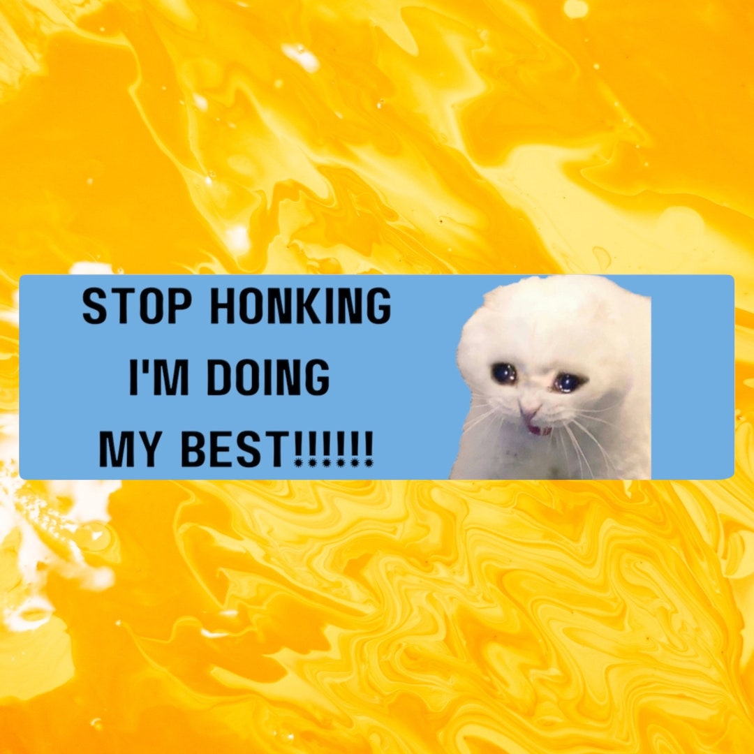 Funny Bumper Sticker Meme Bumper Sticker Funny Car Decal Gift - Etsy