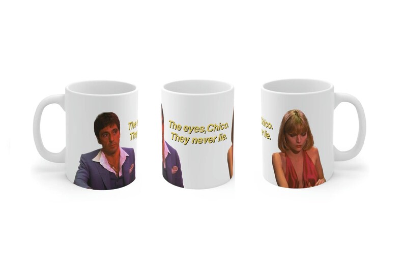 Scarface Movie Coffee Mug With Handle Tony Montana Hanckock, Alpacino ...