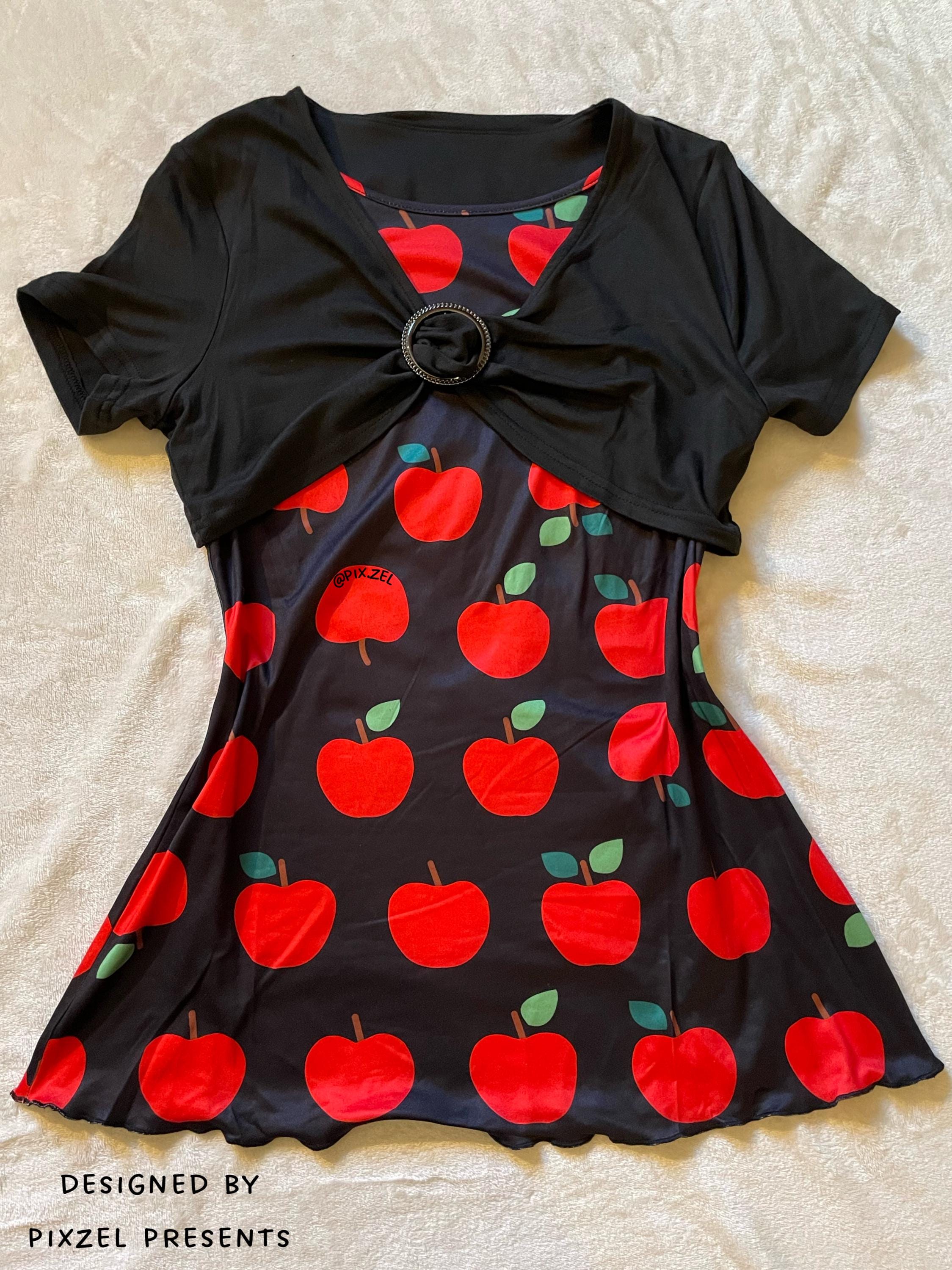 Apple Shirt | Handmade Design | Apple Print Shirt | Whimsical Twee ...