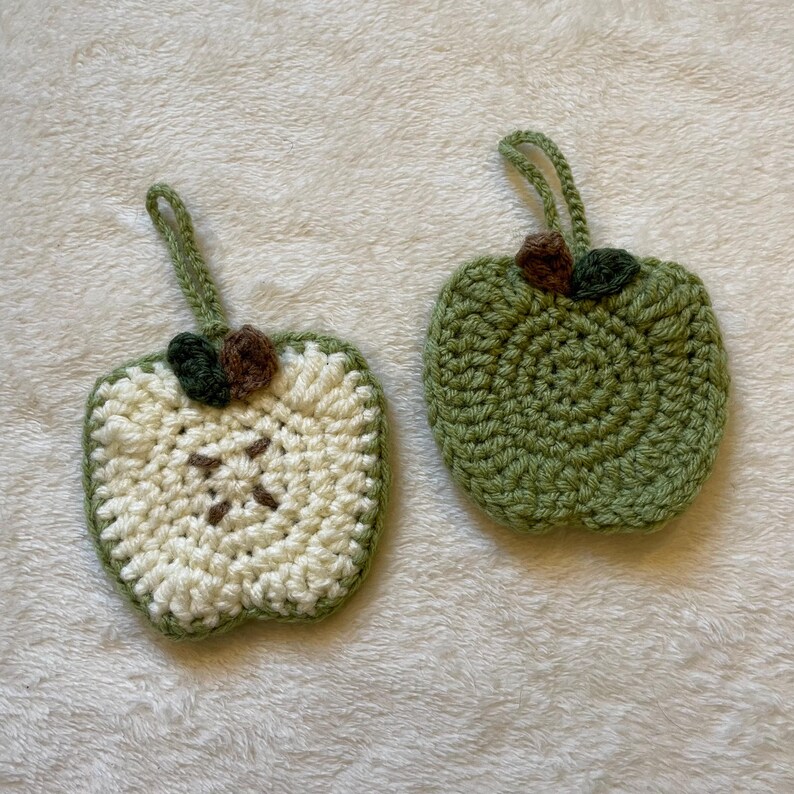 Apple Pouch Pattern | Crochet Apple Keychain | Bag Accessory | Apple ...