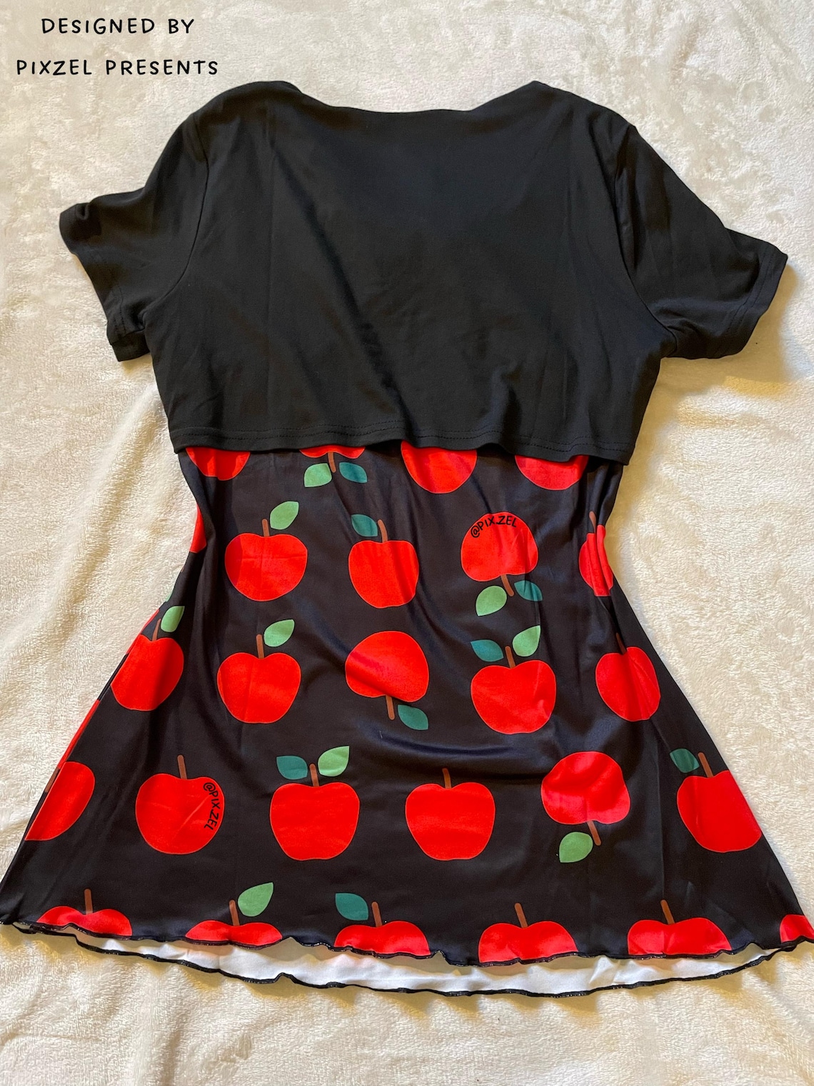 Apple Shirt | Handmade Design | Apple Print Shirt | Whimsical Twee ...