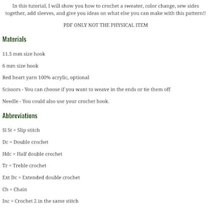 Eye Sweater Pattern | Crochet Eye Sweater | Advanced Pattern | PDF File ...