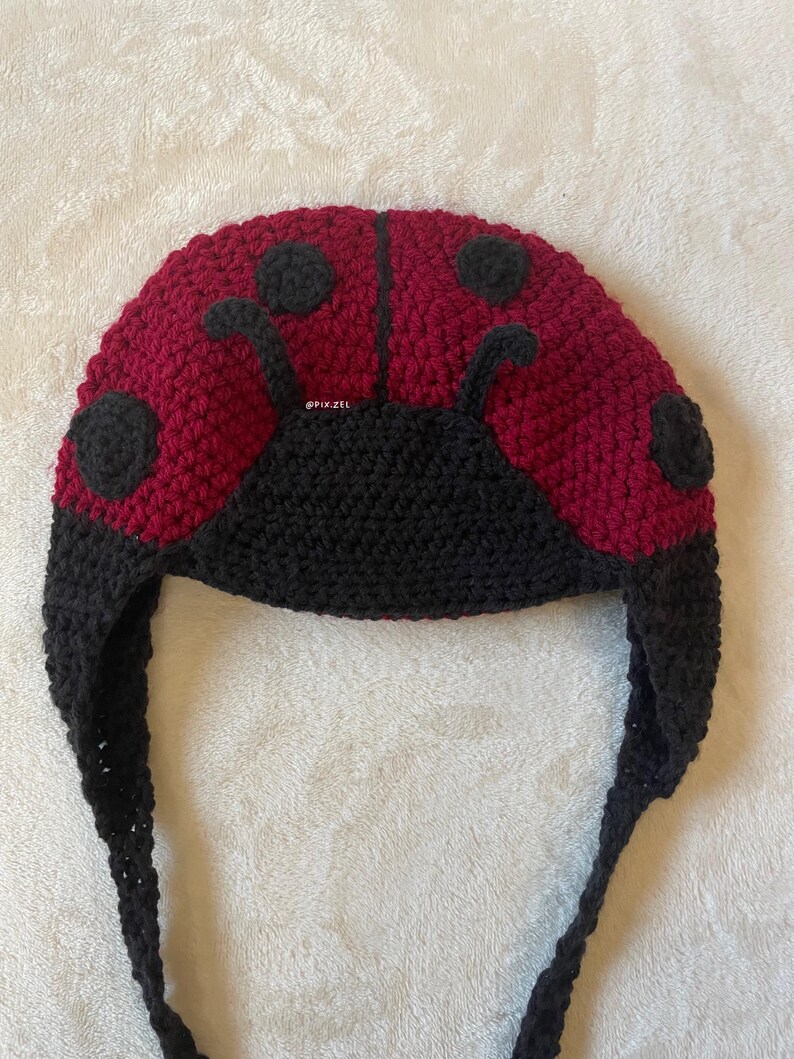 Ladybug Hat Pattern | Crochet Bug | Beginner PDF Pattern | Whimsical ...
