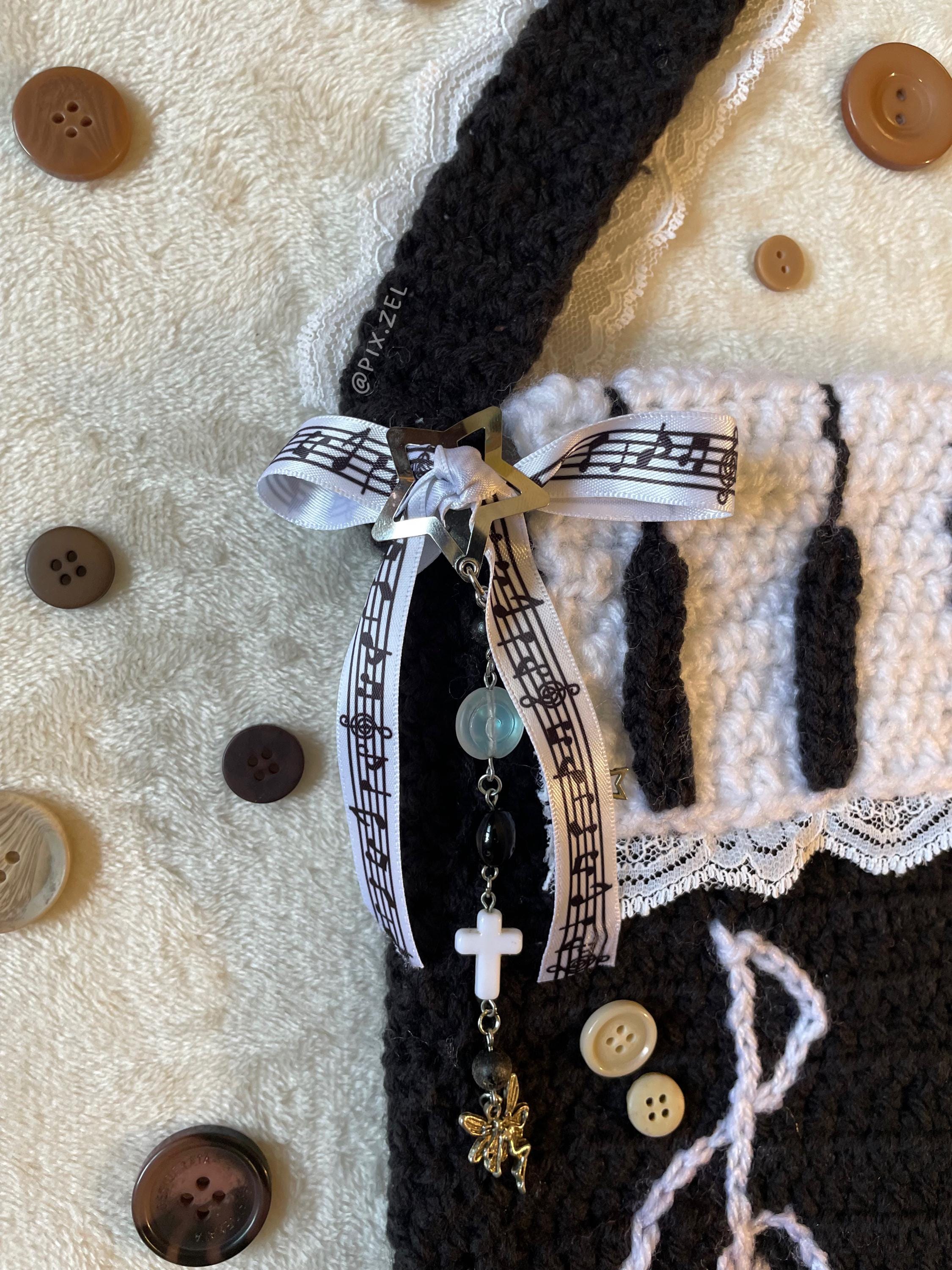 Piano Bag | Piano Messenger Bag | Whimsical Twee | Crochet Pattern ...