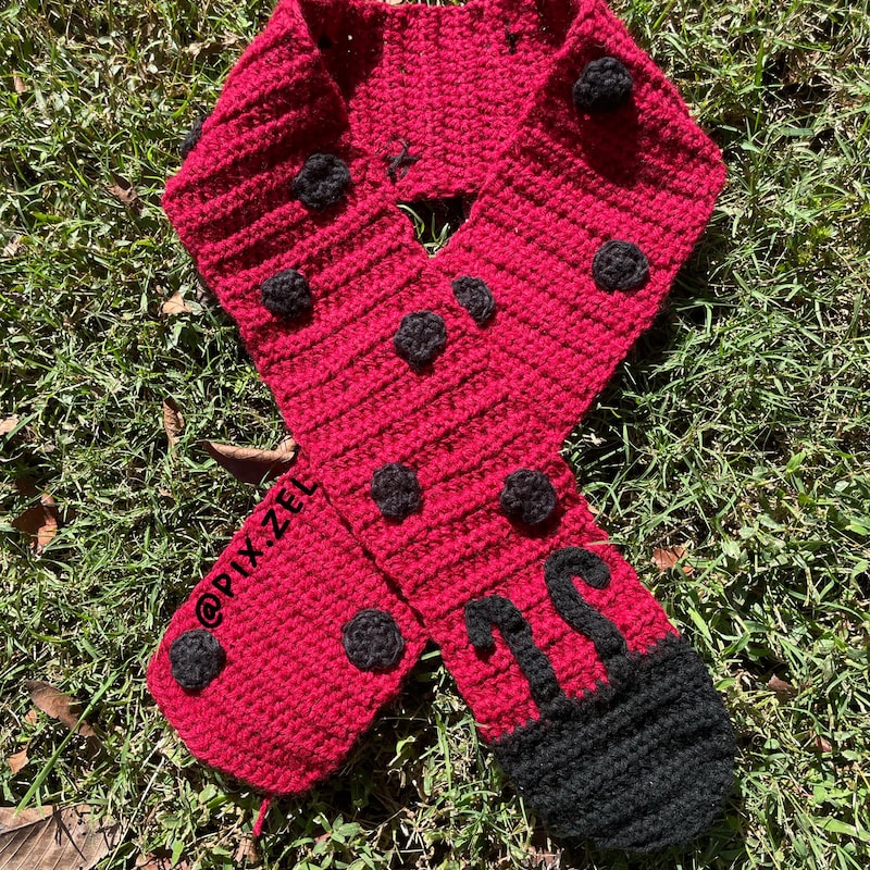 Ladybug Scarf Pattern - Etsy