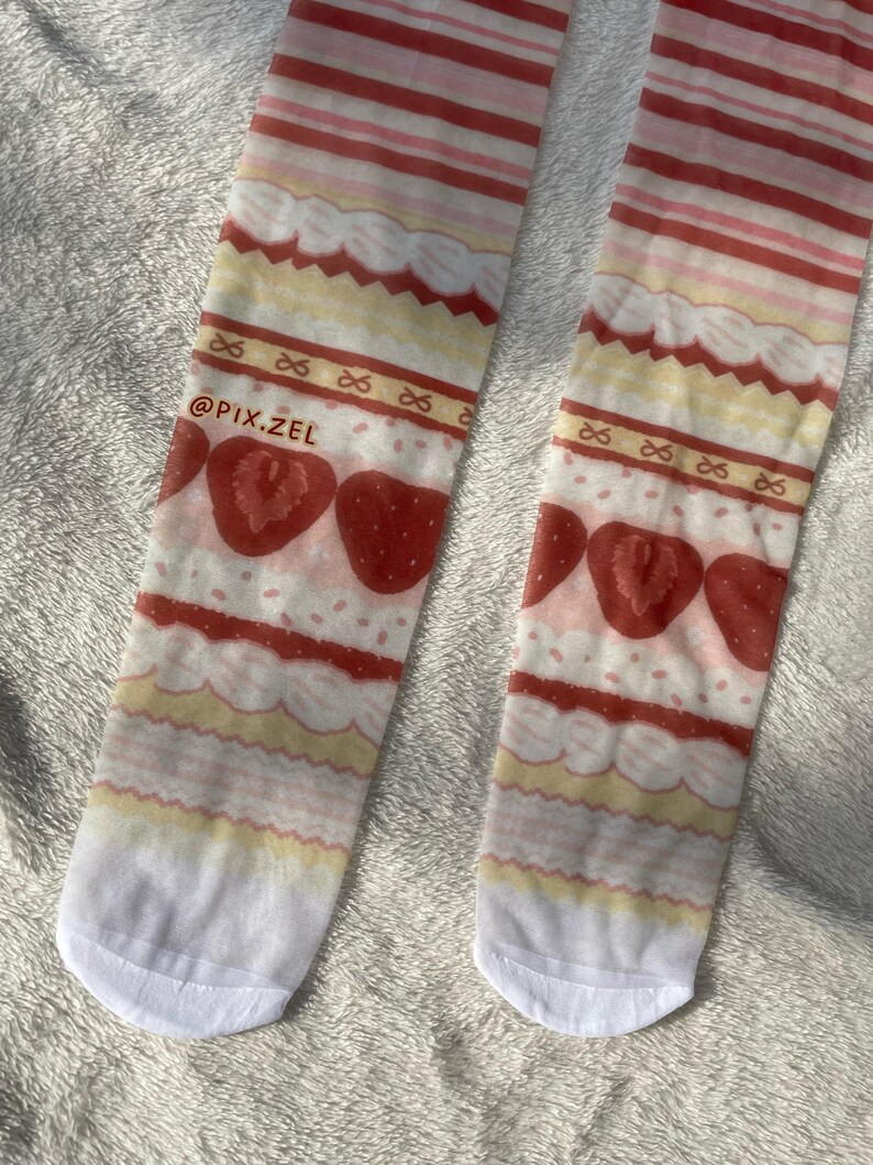 Strawberry Cake Tights | Handmade Design | Strawberry Shortcake ...
