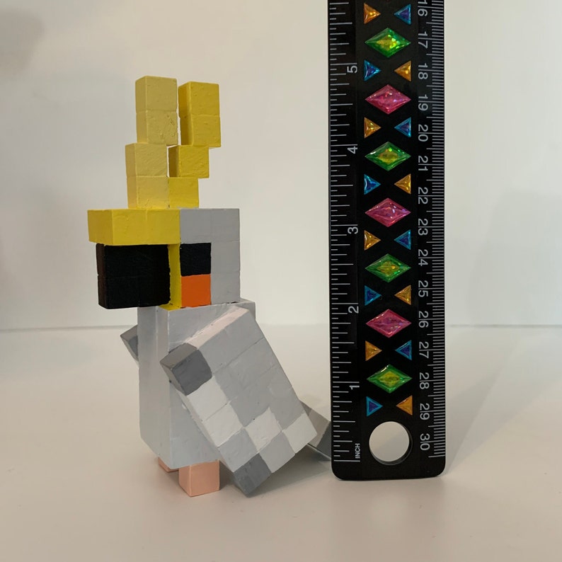 Minecraft Parrot Figurines - Etsy
