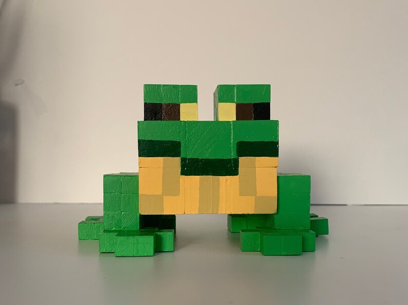 Minecraft Frog Figurines - Etsy