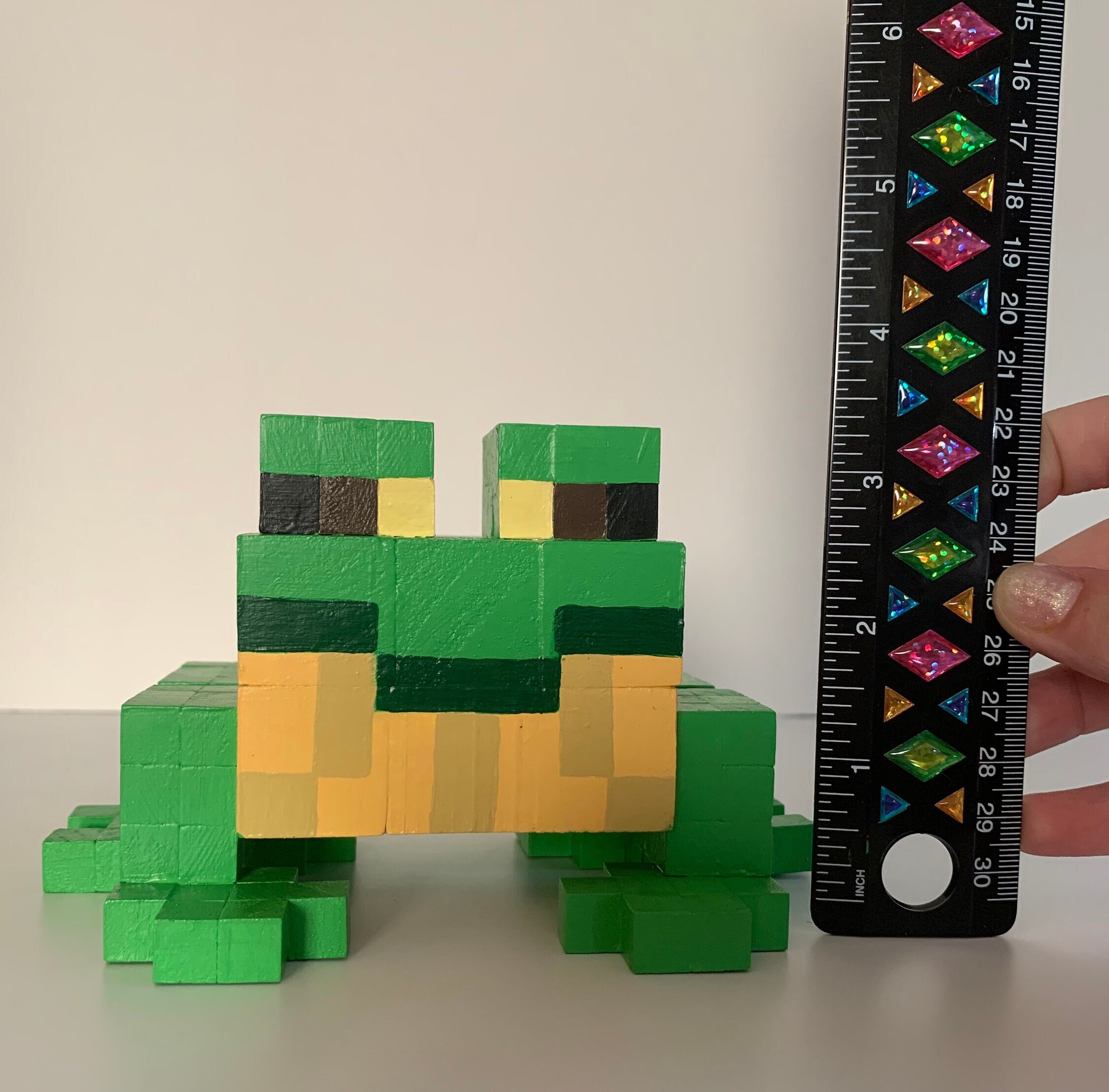 Minecraft Frog Figurines - Etsy