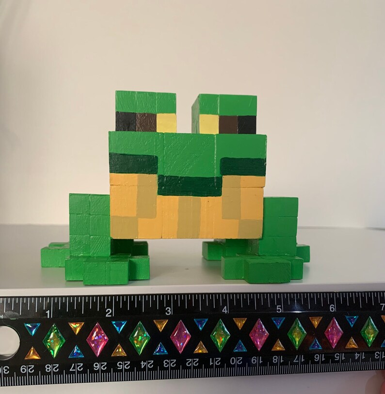 Minecraft Frog Figurines - Etsy