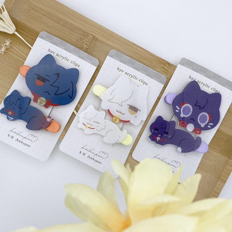 Genshin Claw Clip - Etsy