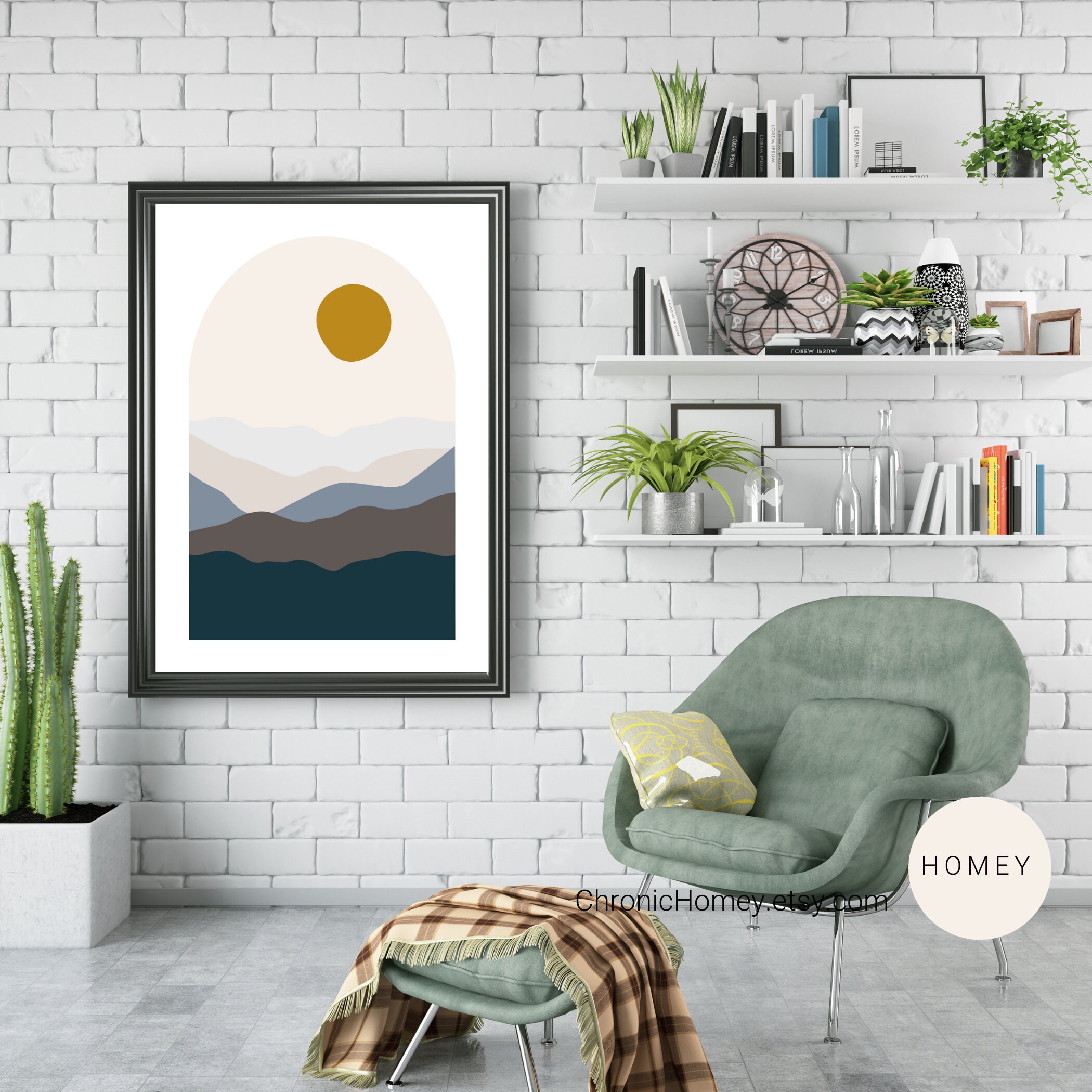 Blue Arch Printable Poster Wall Art for Teen and Tween - Etsy