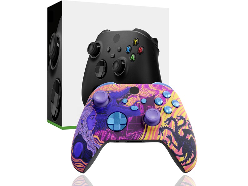Controller Modz Custom Dragon Queen Official Wireless Bluetooth ...