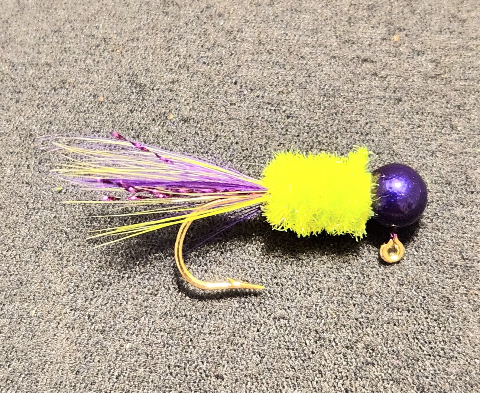 Handmade Crappie Jigs Electric Plum (multiple Sizes Available) - Etsy