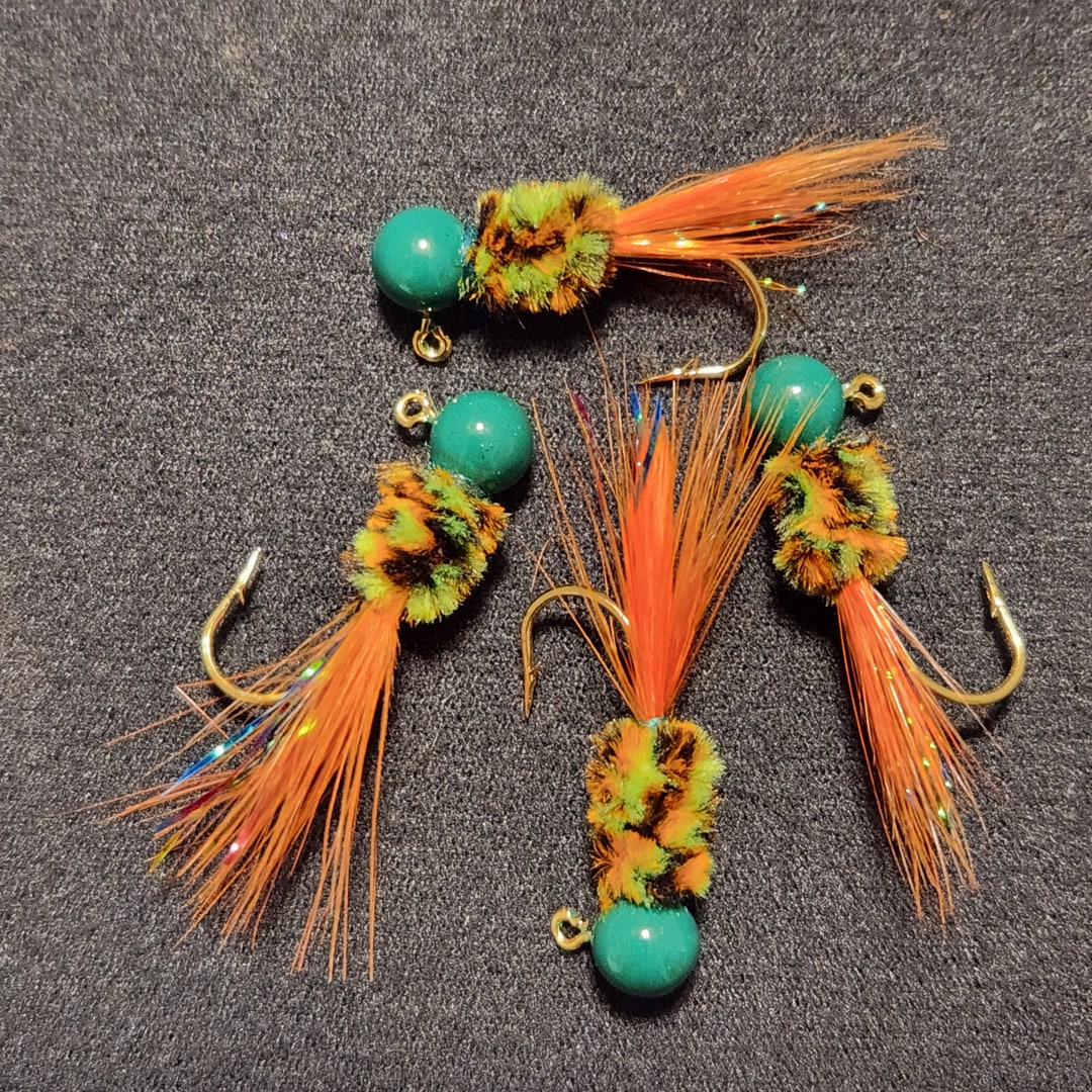 Handmade Crappie Jigs Green Bean (multiple Sizes) - Etsy