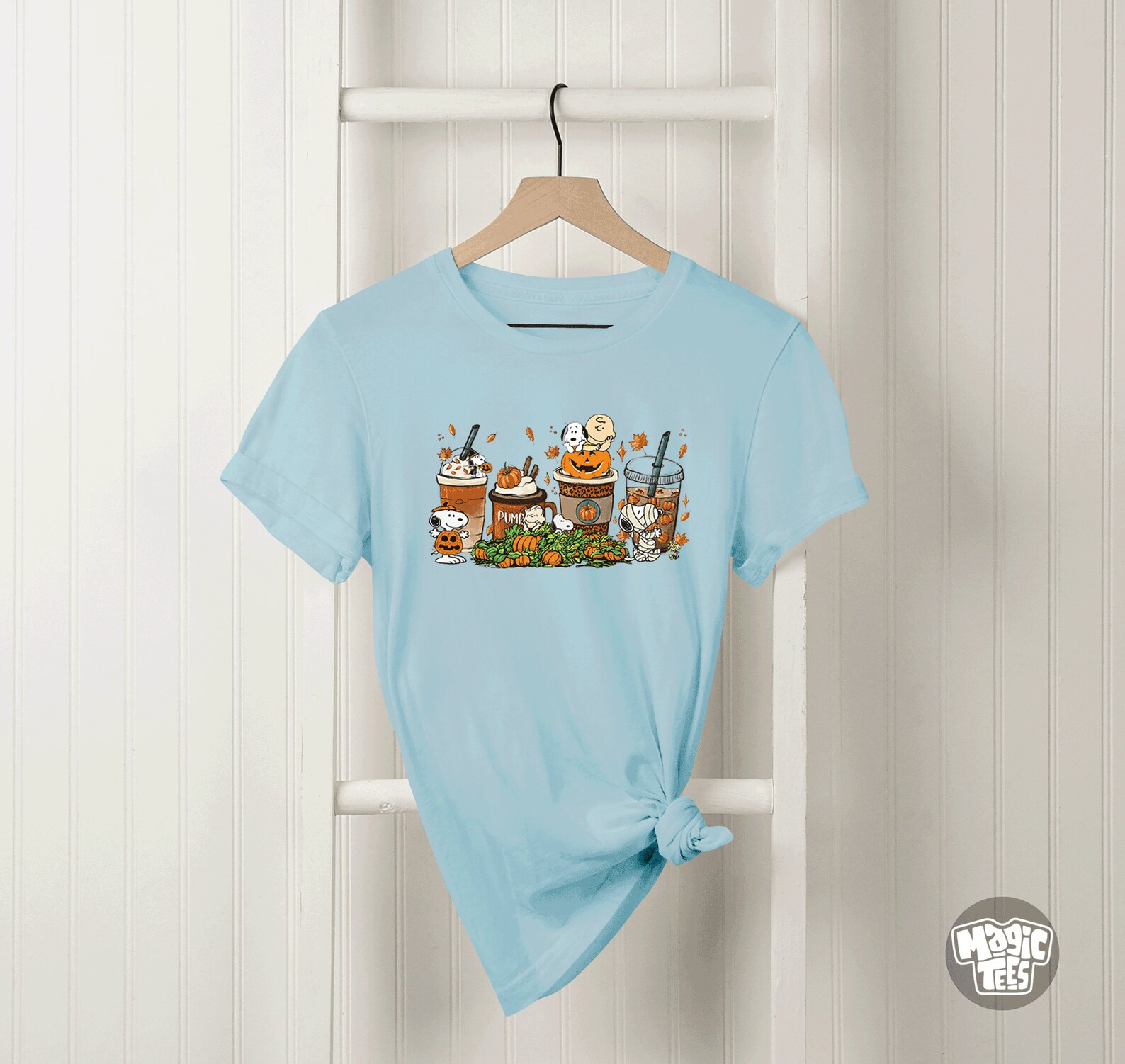 Halloween Snoopy Coffee Cups Shirt, Snoopy Fall Coffe Cups Shirt ...