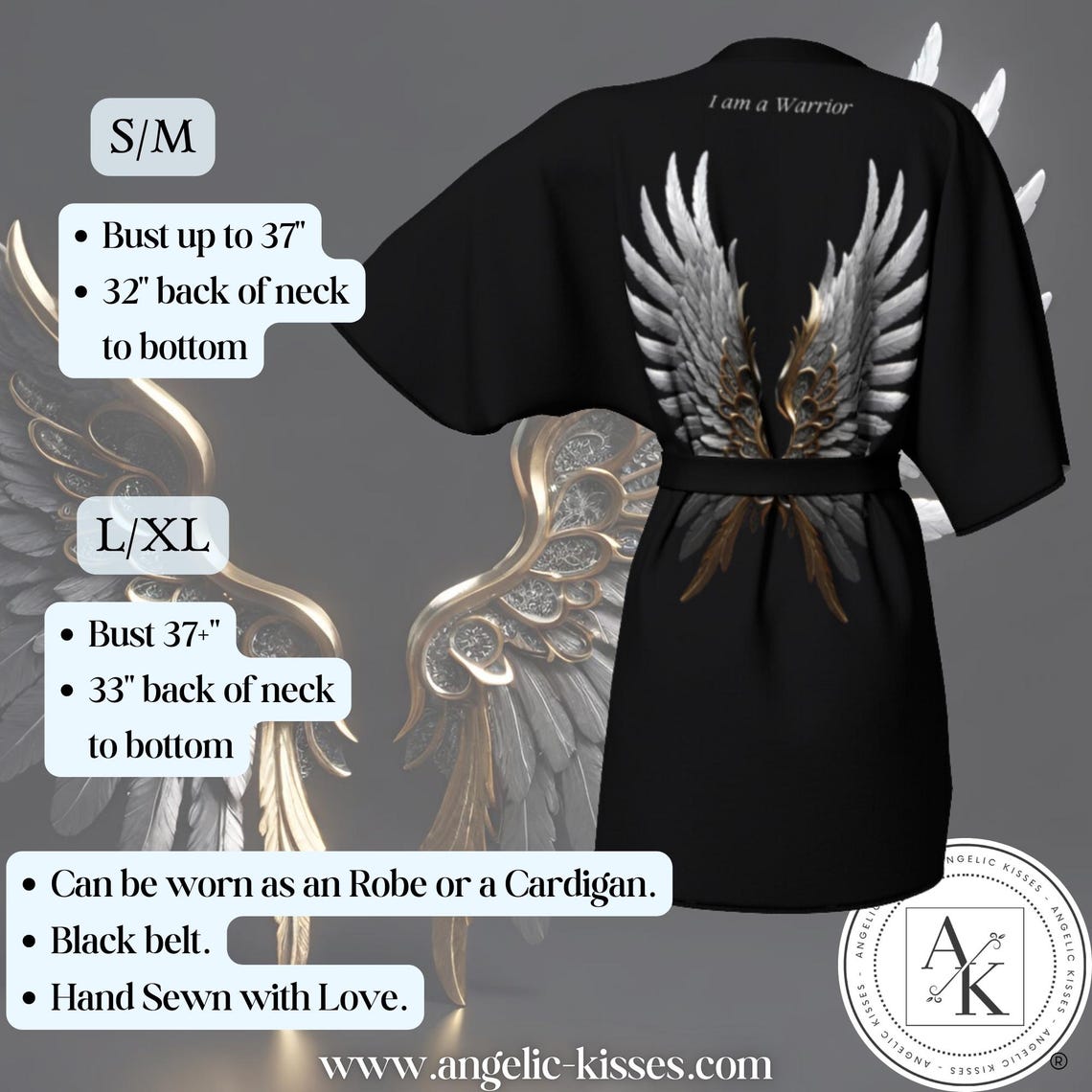 Warrior Angel Robe | Empowerment Robe | Light Warrior | Archangel Robe ...