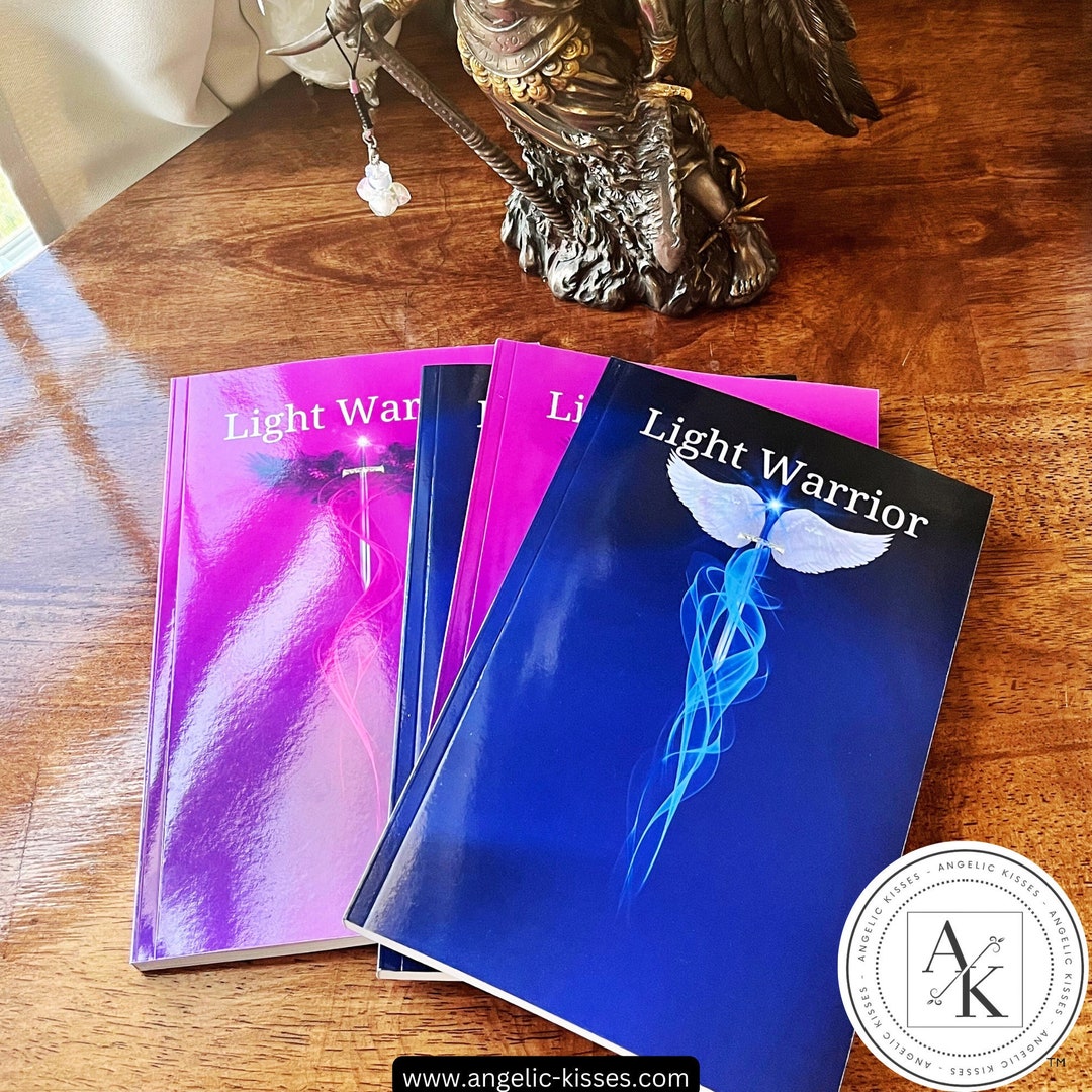 Light Warrior Journal Angel Journals Blue Flame - Etsy
