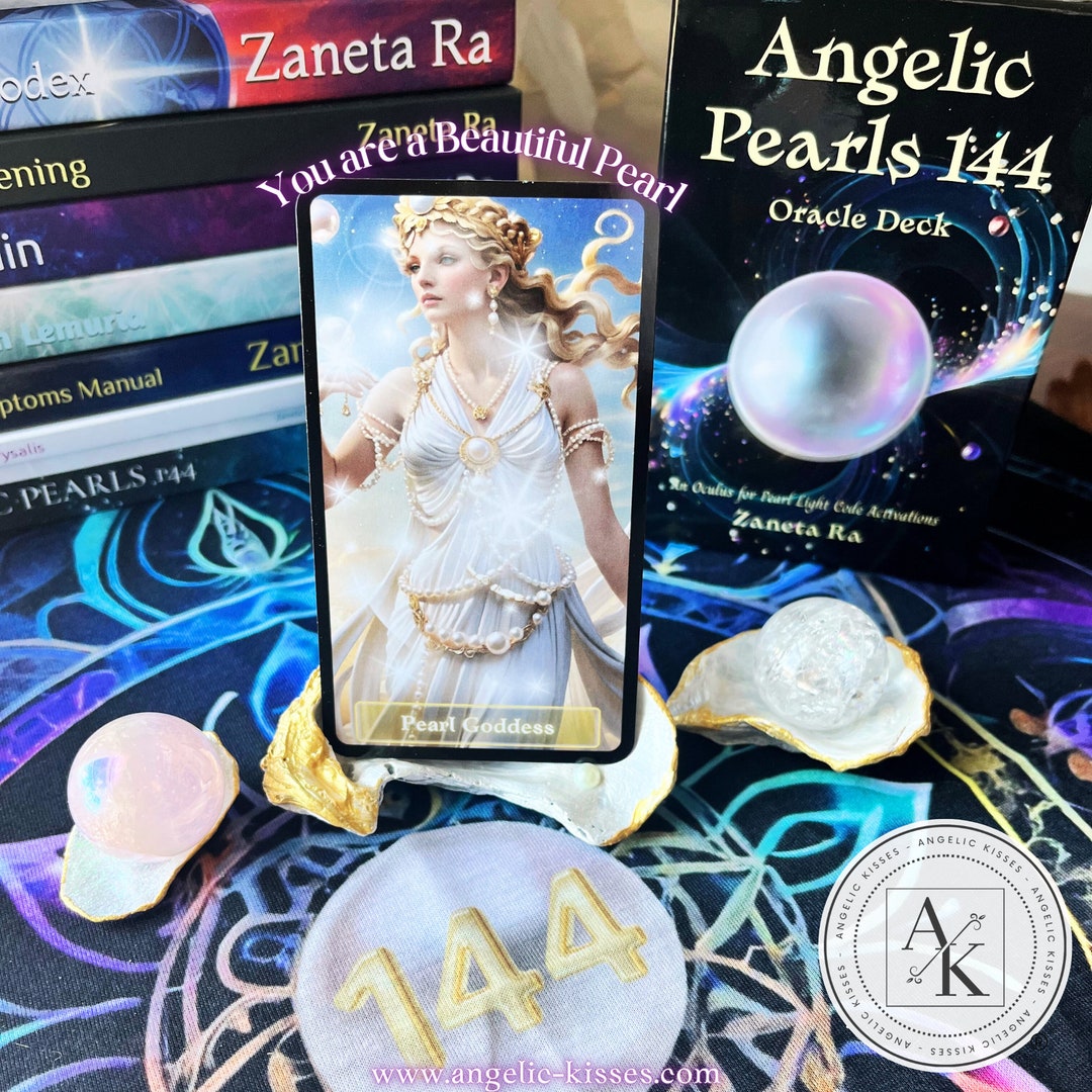 Angelic Pearls 144 Oracle Deck | 144 Seraphim | Pearl Light Codes ...