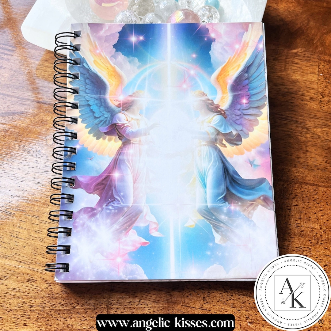 Pearl Angel Notebook | Artisan Spiral Notebook | Limited Edition ...