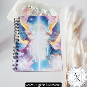 Pearl Angel Notebook Artisan Spiral Notebook Limited Edition Angelic ...