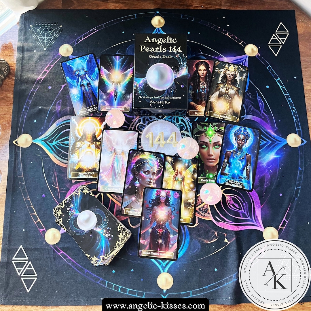Angelic Pearls 144 Oracle Deck | 144 Seraphim | Pearl Light Codes ...